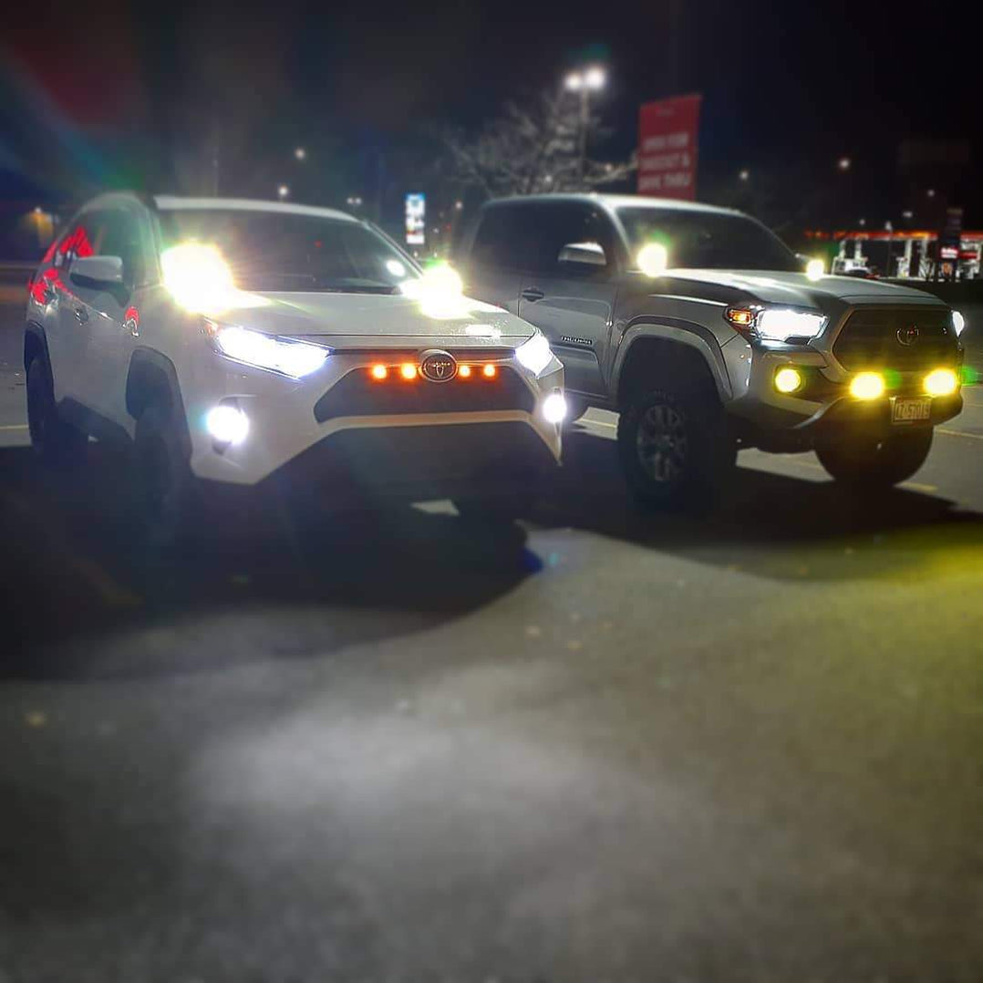 Raptor Style Amber LED Grille Lighting Kit For 19-up Toyota RAV4 Basic ...