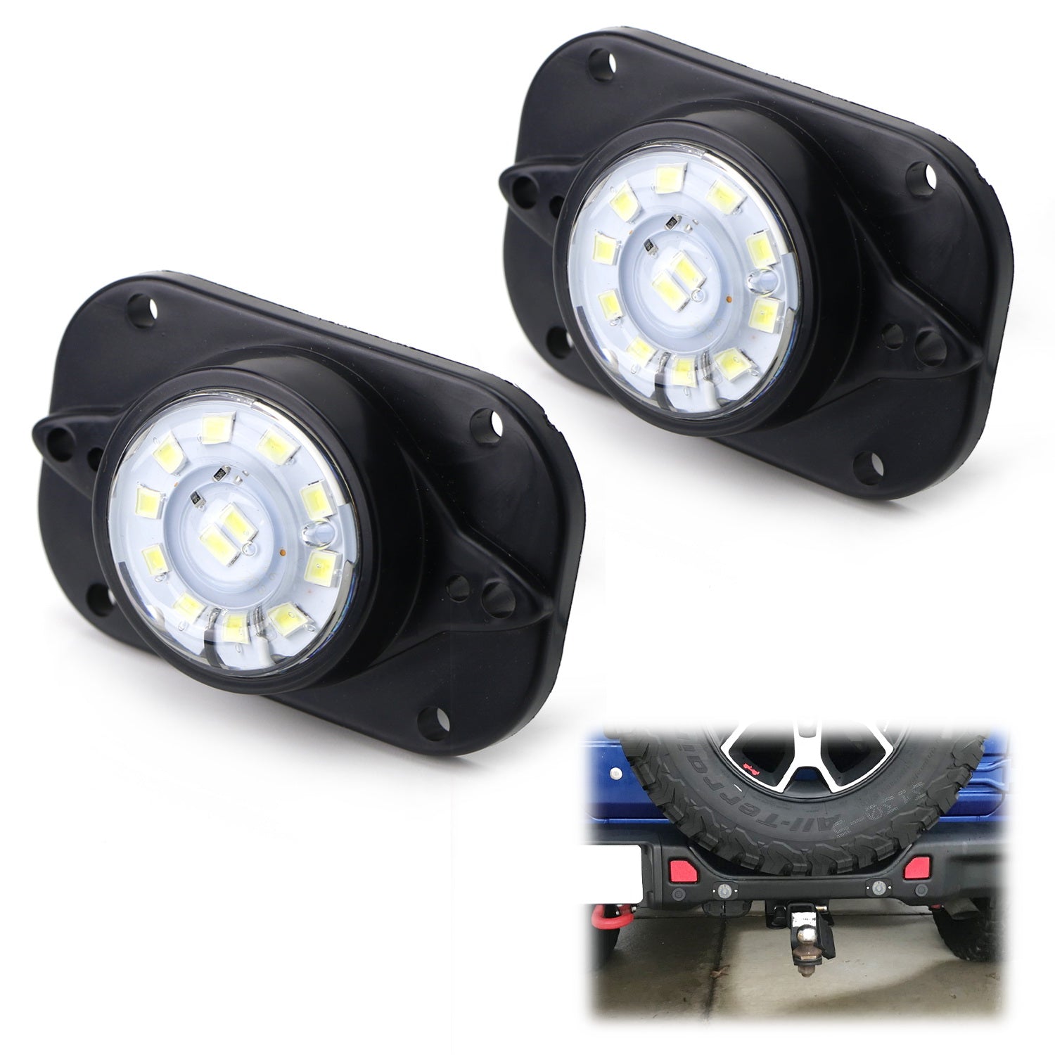 Surface Flush Mount LED Lighting Kit for Front Driving/Fog Lights ...