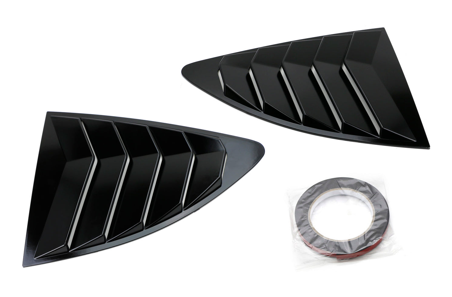 Gloss Black Rear Side Window Vent/Louvers For 2013-2021 Scion FRS 86 S ...