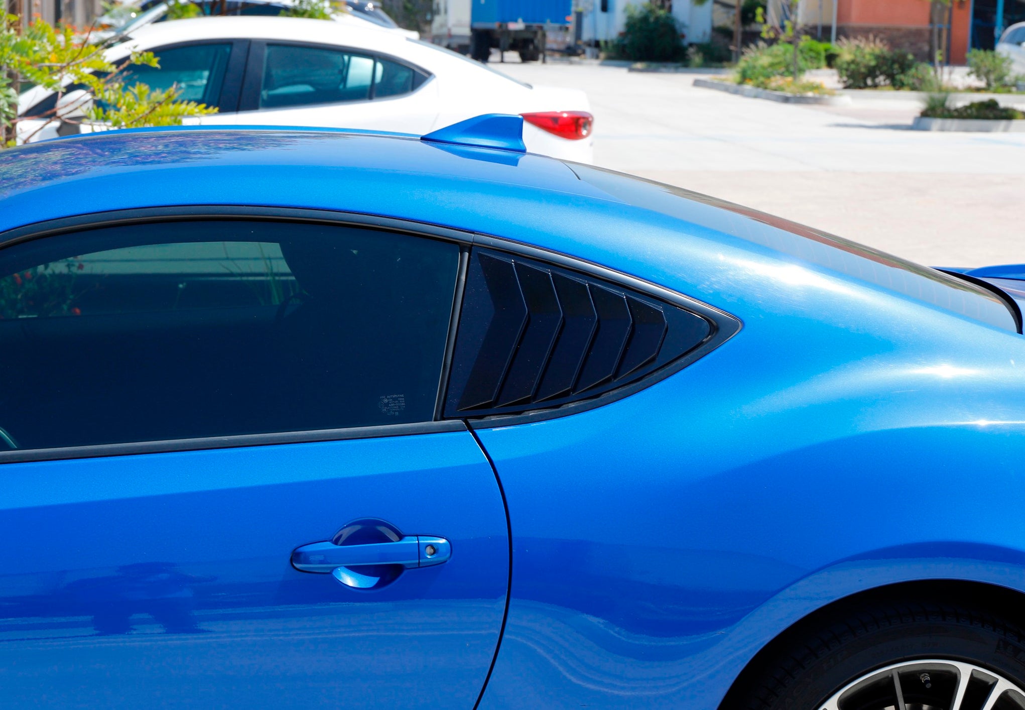 Gloss Black Rear Side Window Vent/Louvers For 2013-2021 Scion FRS 86 S ...
