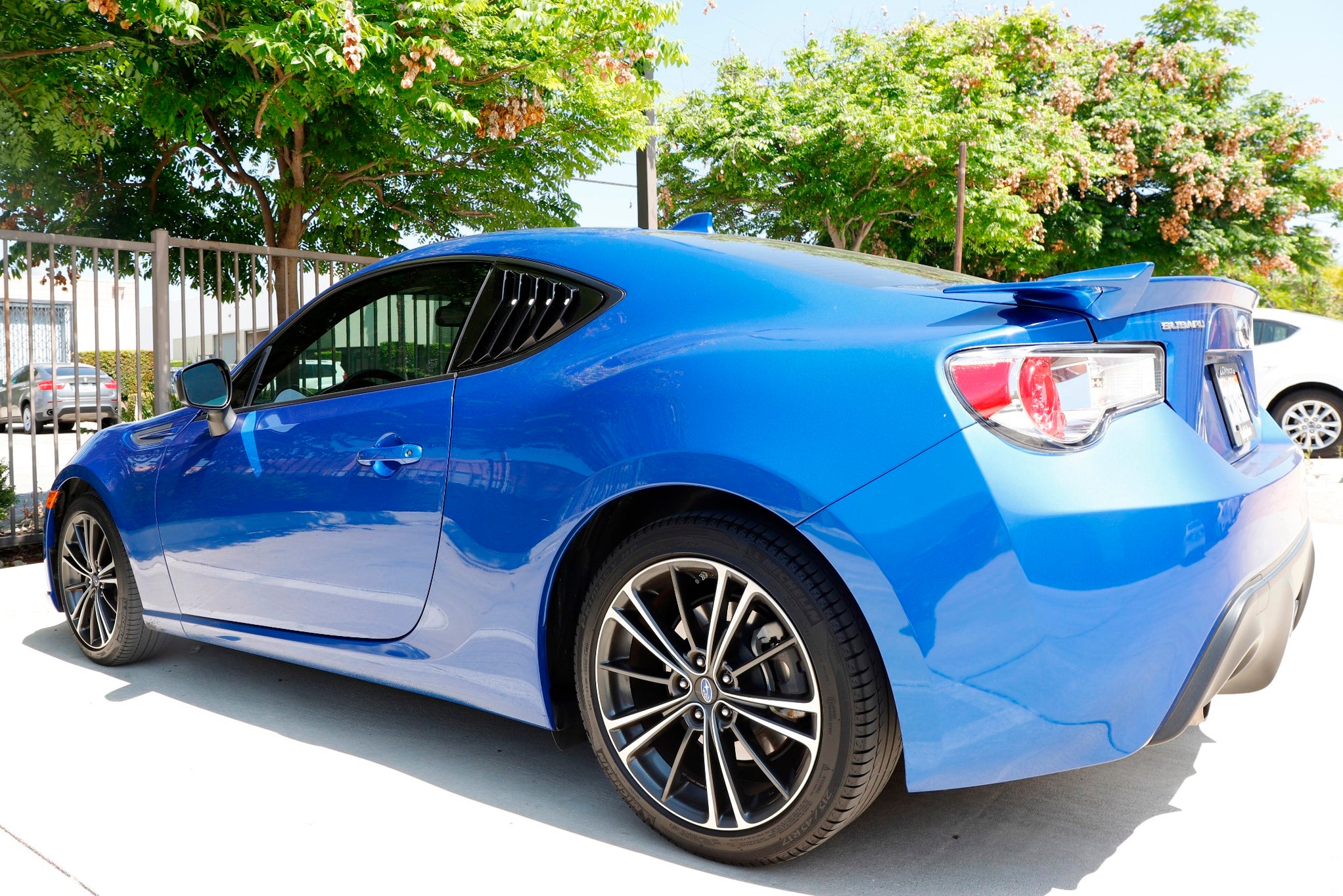 Gloss Black Rear Side Window Vent/Louvers For 2013-2021 Scion FRS 86 S ...