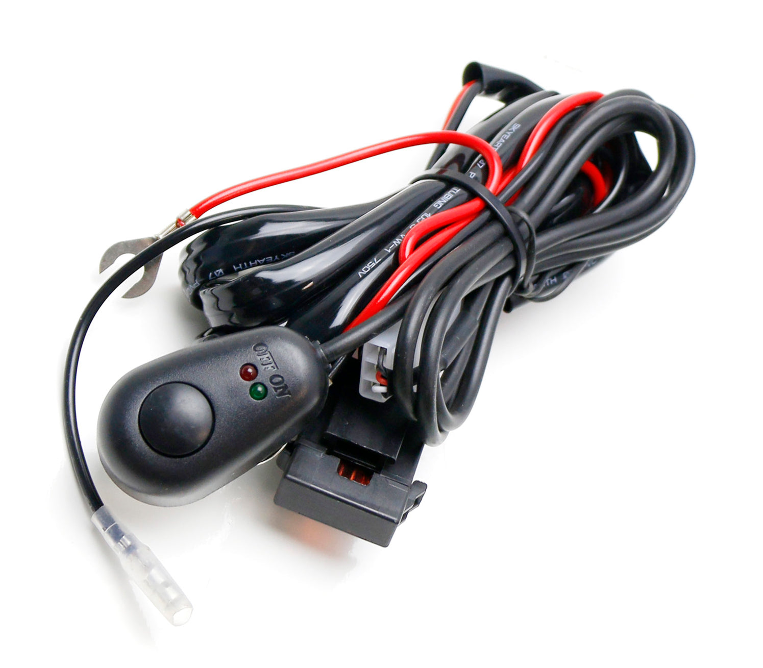 Long Simple Car Use Power-Up Wire Harness Kit With Inline On/Off Switch ...