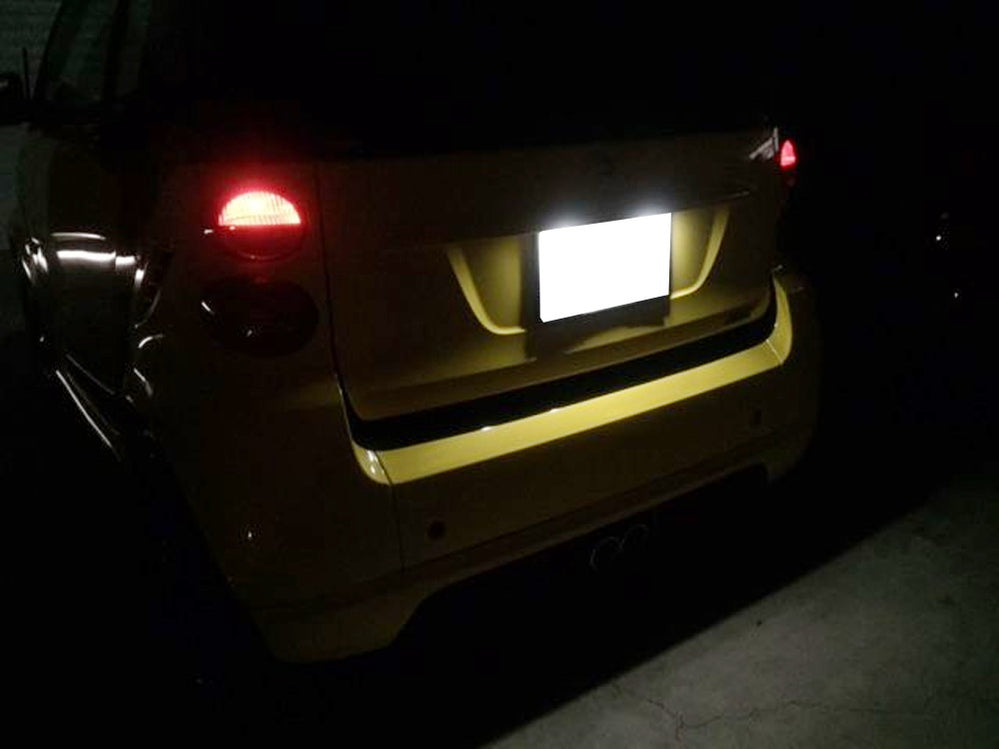 White CAN-bus 18-SMD 3W LED License Plate Lights For 2007-2015 W451 Sm ...