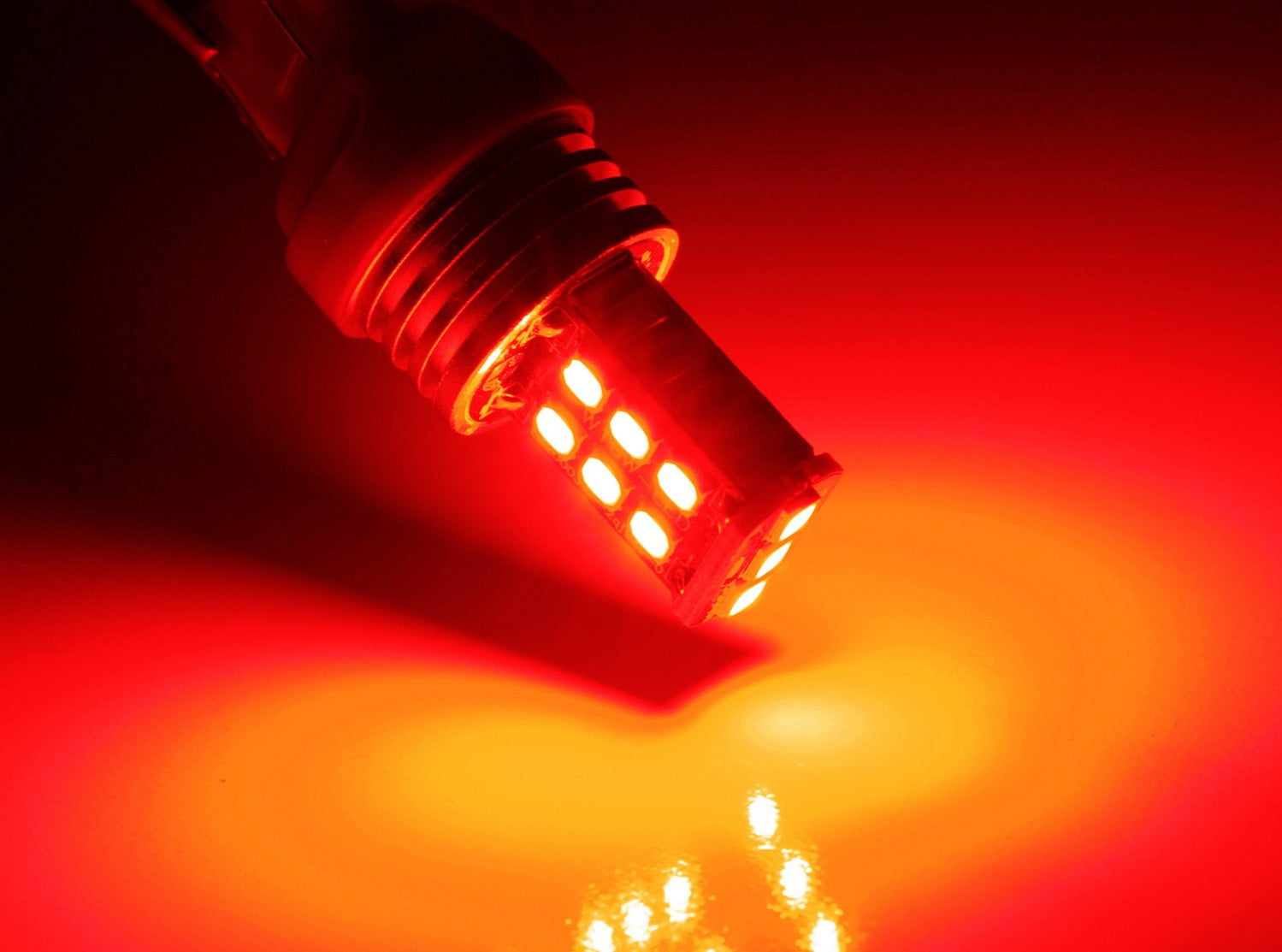 Strobe/Flashing Red 3157 3057 3357 LED Replacement Bulbs For Brake/Tai ...