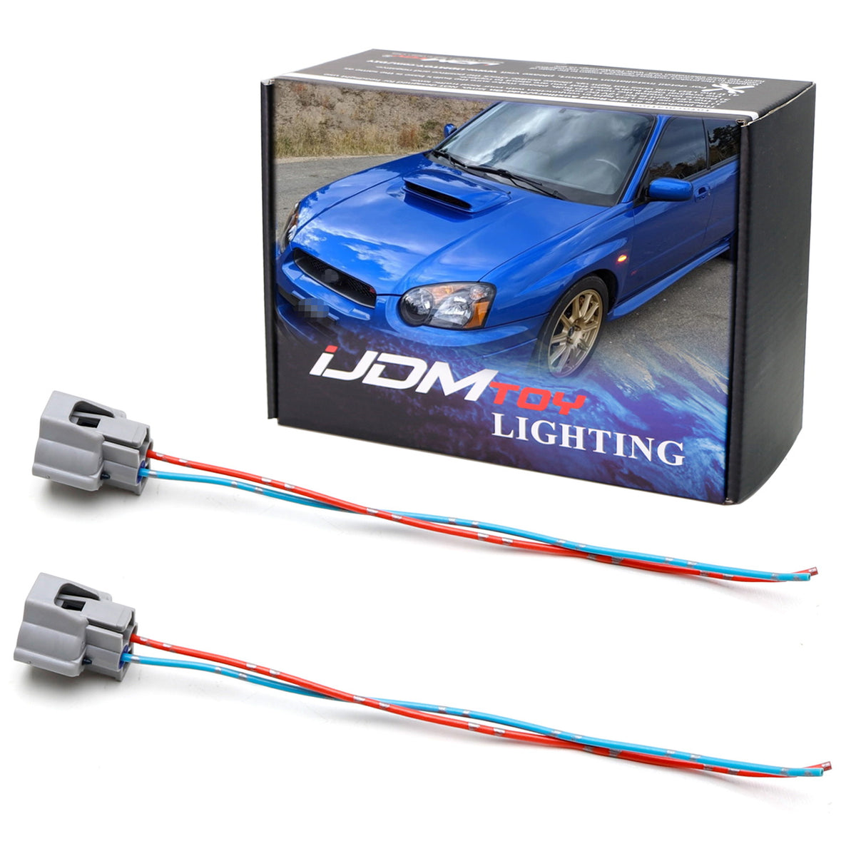 OE-Spec Fender Side Marker Sockets w/Pigtail For JDM Subaru Impreza WR ...