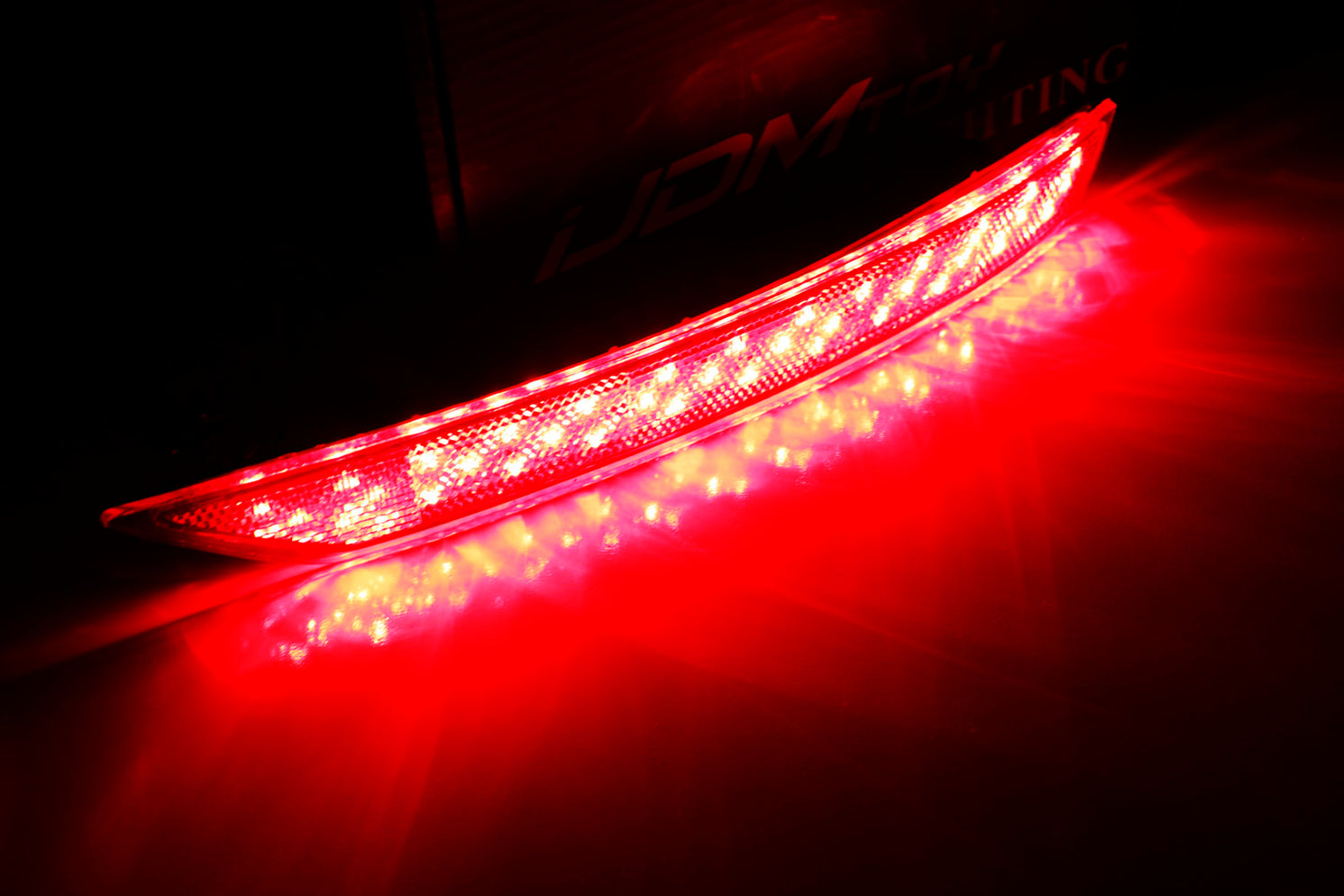Red Lens 72-SMD LED Bumper Reflector Marker Lights For 2009-2018 Subar ...