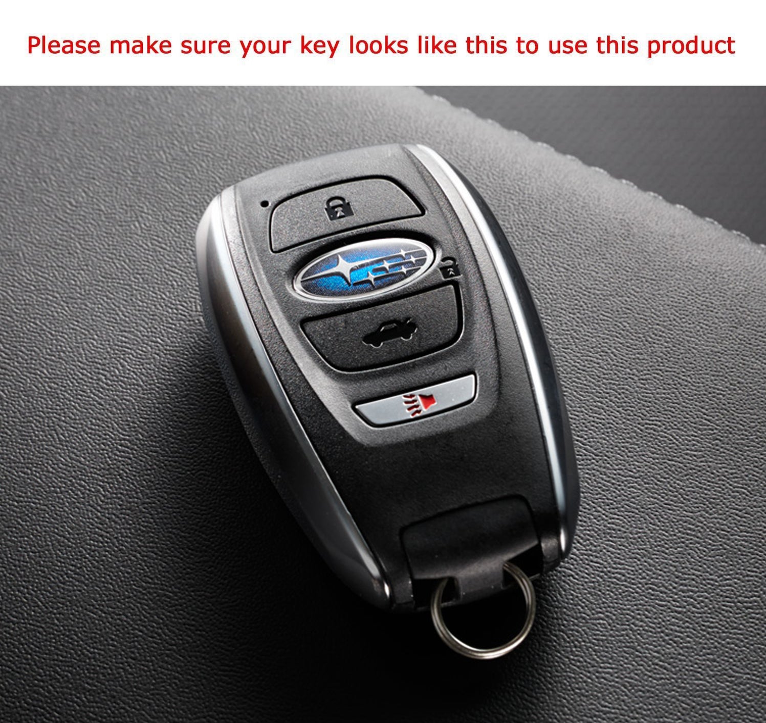 Matte Black TPU Key Fob Case For Subaru BRZ Legacy Outback XV Crosstre ...