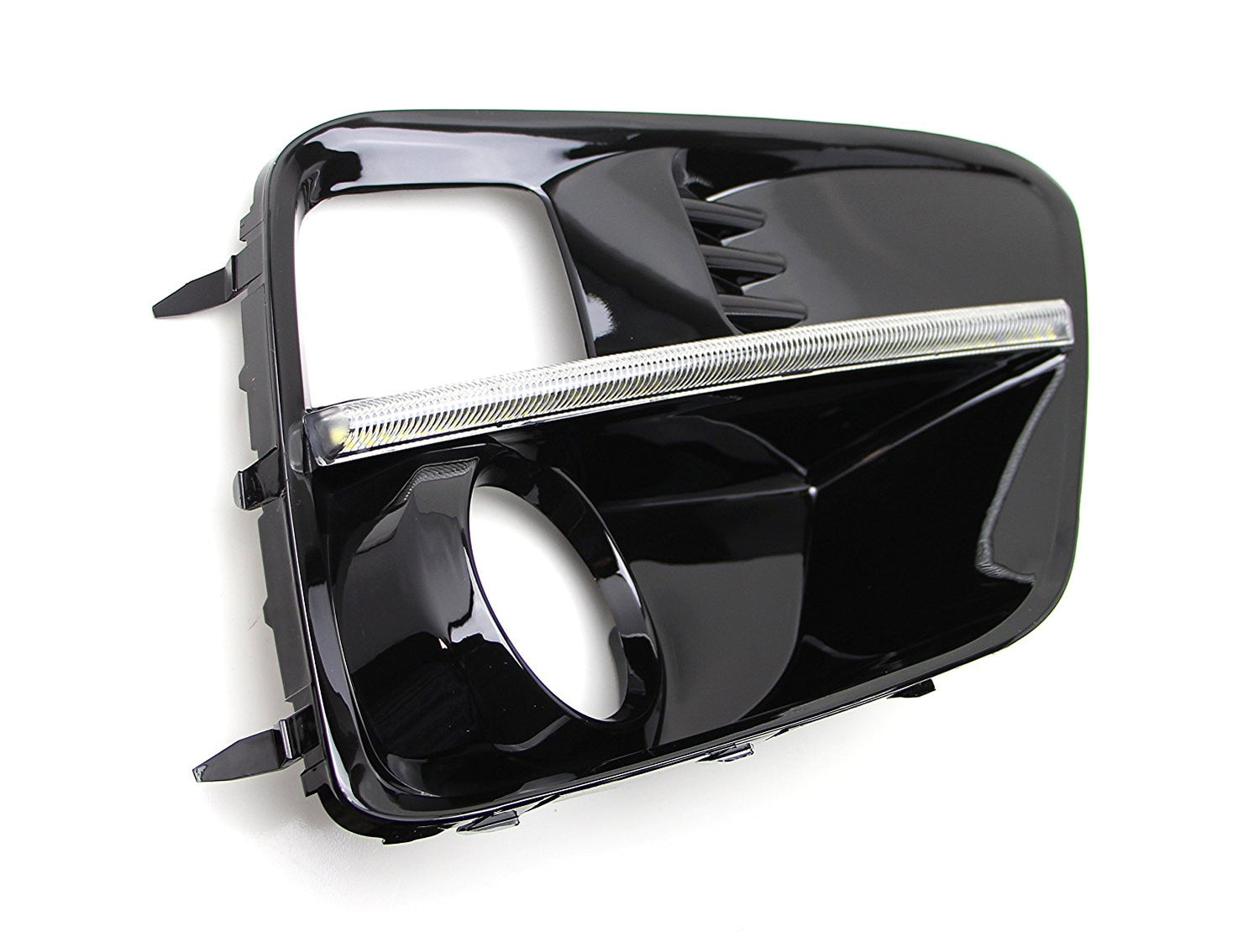 JDM S4 LED Daytime Running Lights DRL Fog Light Bezels For 15-17 Subar ...