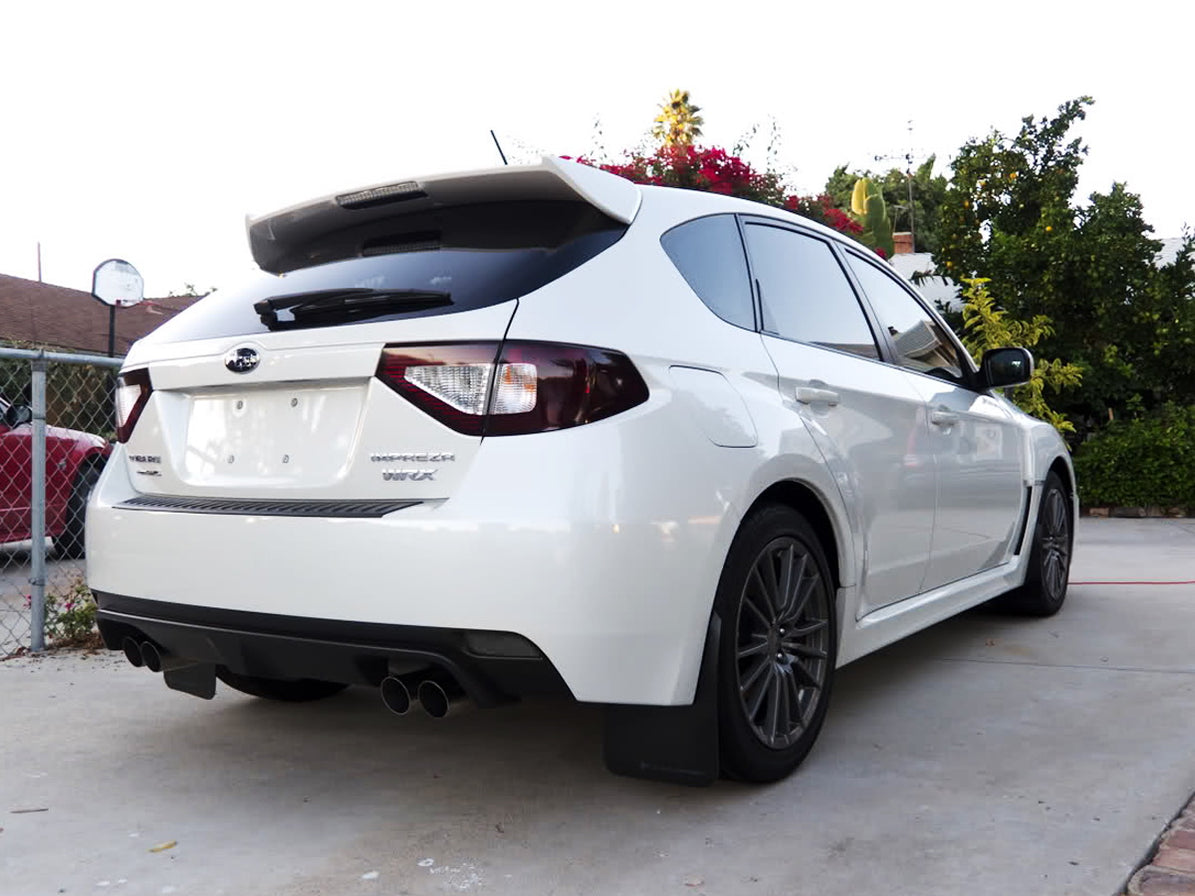 Black Out Smoke Rear Bumper Reflector For Subaru WRX Impreza Crosstrek ...