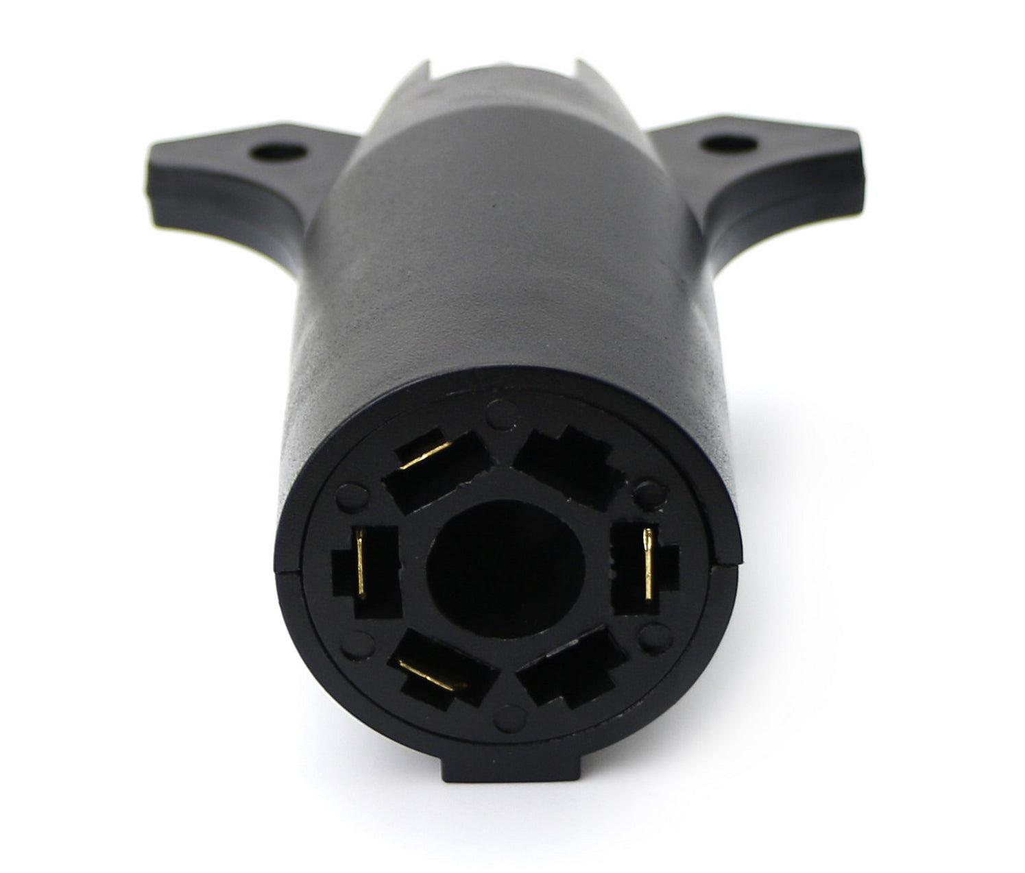 7-Way Round to 4-Way Flat Conversion Adapter Connector For Truck Trail ...