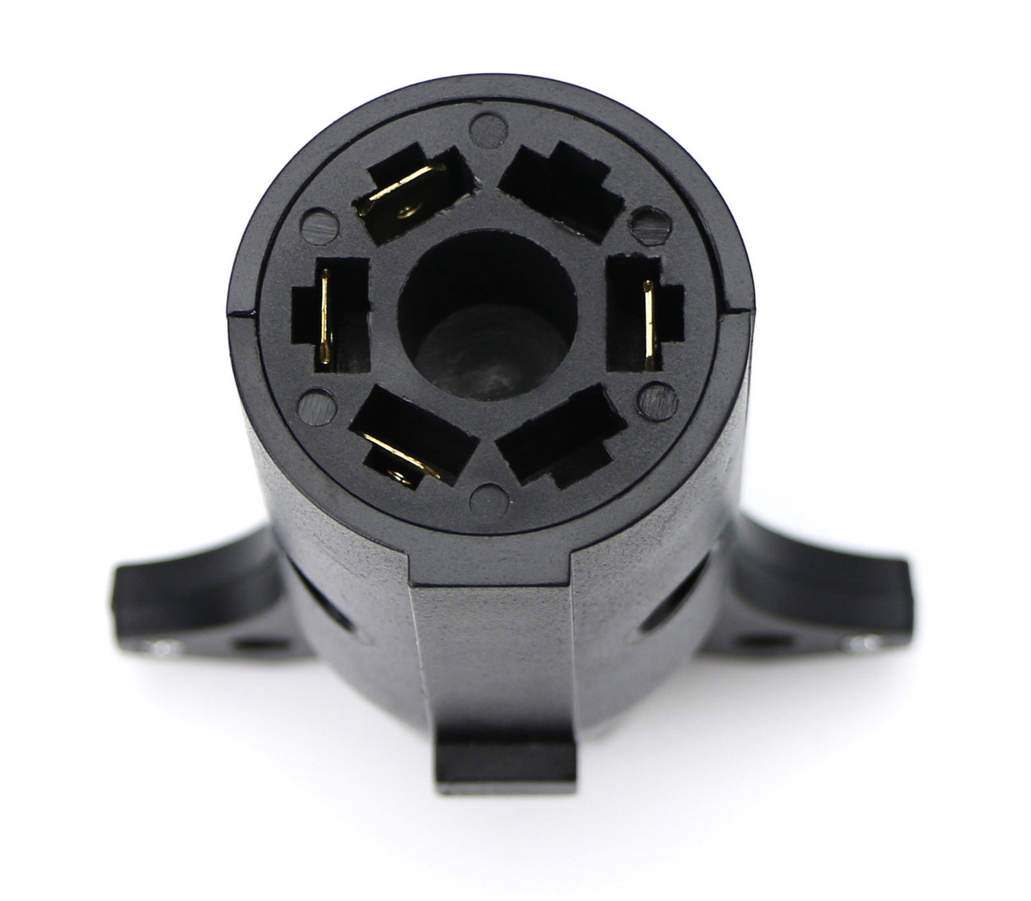 7-Way Round to 4-Way Flat Conversion Adapter Connector For Truck Trail ...