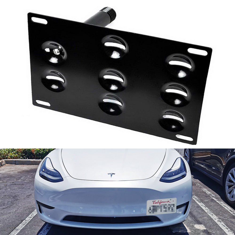 Front Bumper Tow Hook License Plate Mounting Bracket For 1st Gen Tesla ...