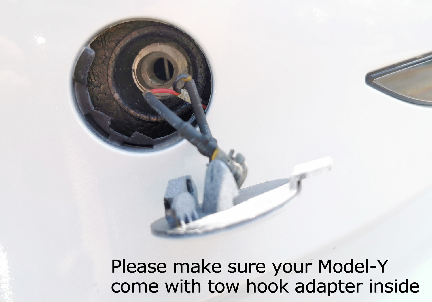 Front Bumper Tow Hook License Plate Mounting Bracket For 1st Gen Tesla ...