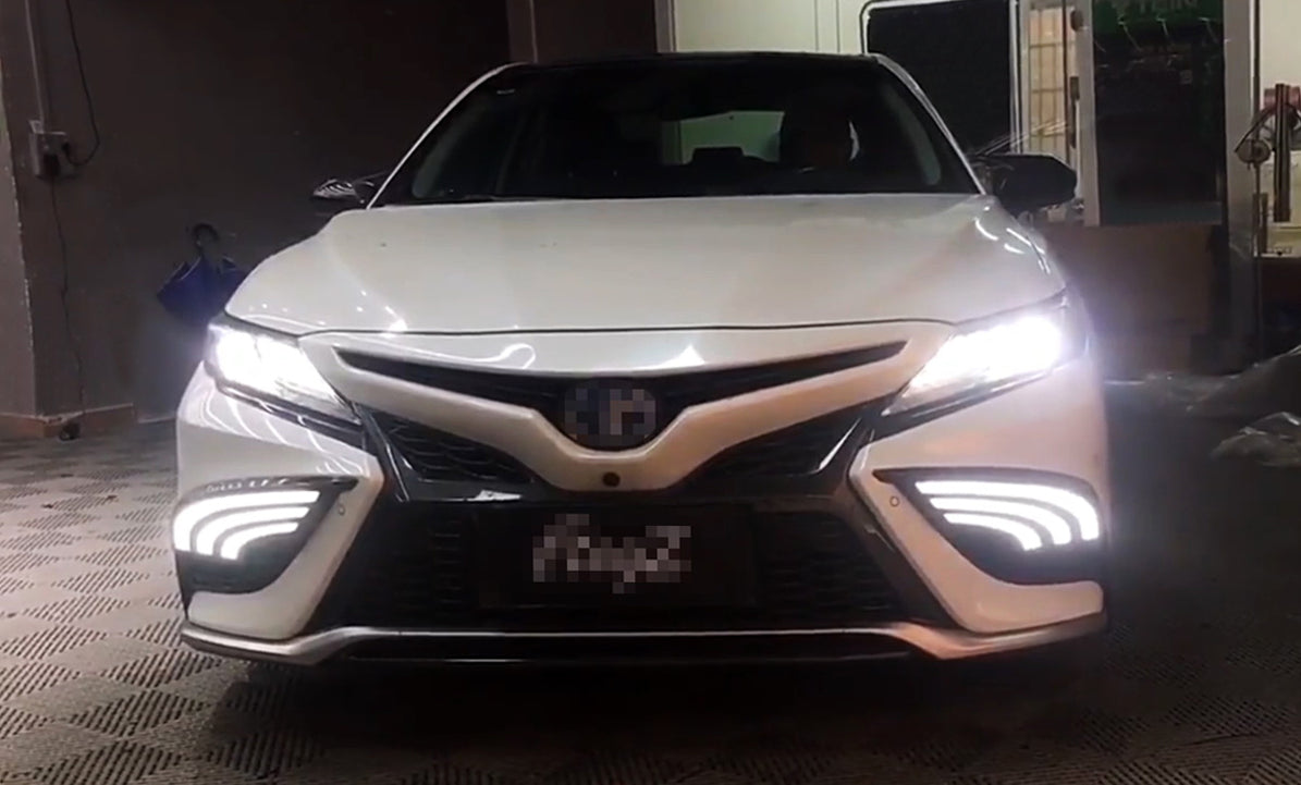 Switchback Sequential Blink LED DRL Daylight Kit For 21+ Toyota Camry ...