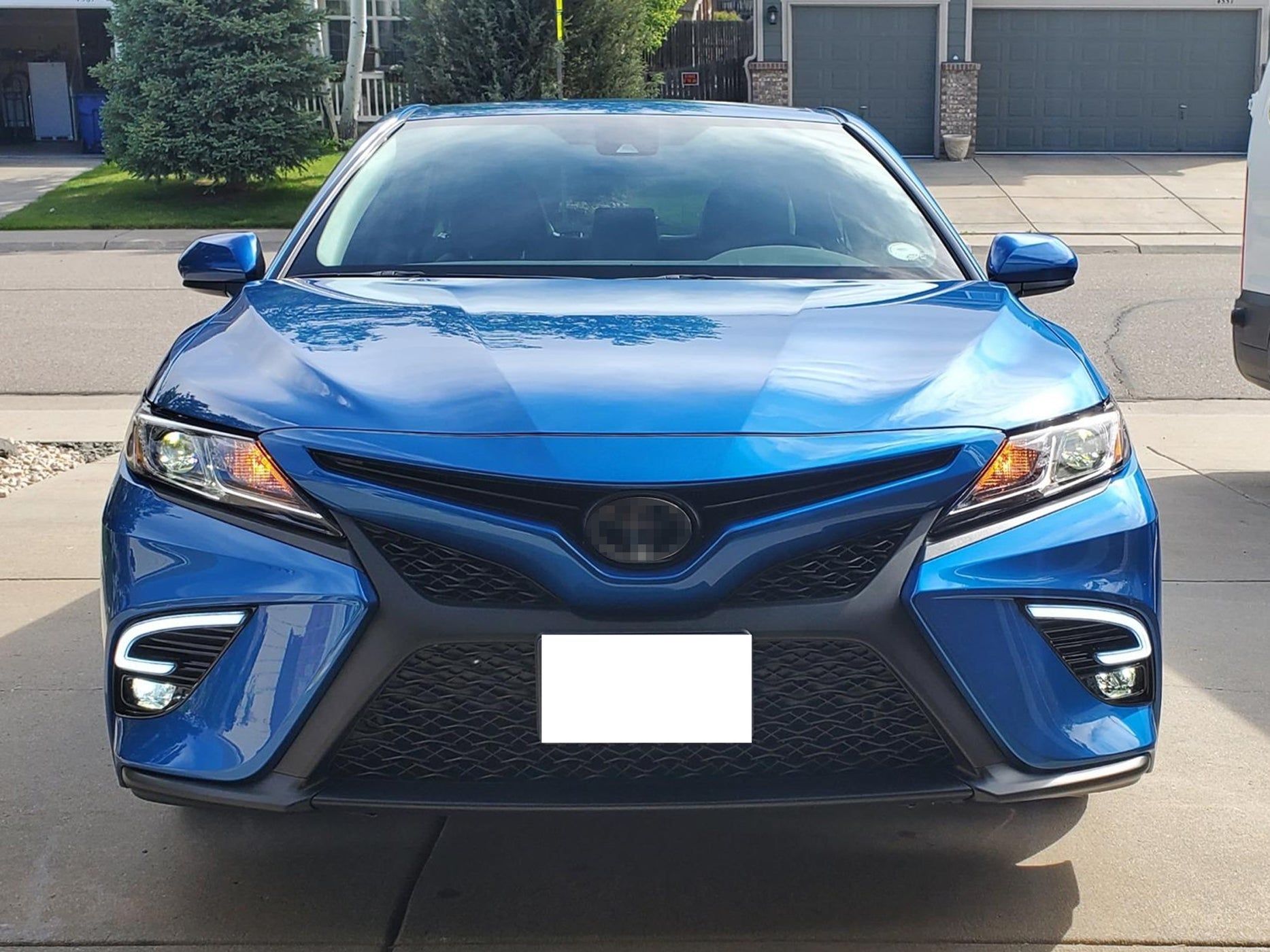 JDM-Spec LED Fog Light Kit w/ White/Amber LED DRL Bezels For 18-20 Cam ...