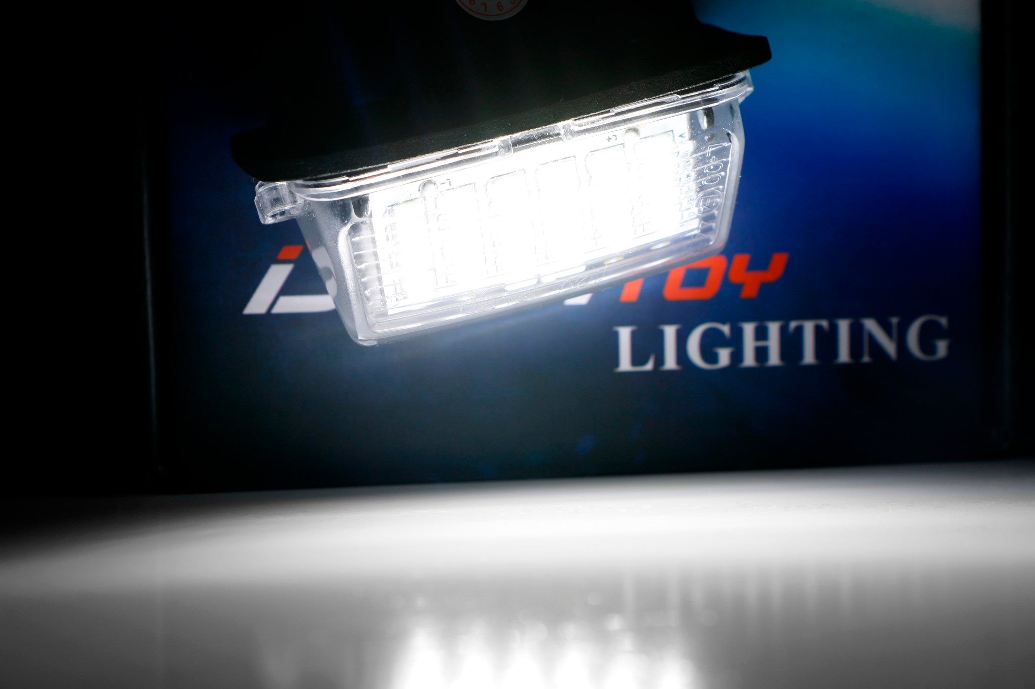 White Full LED License Plate Lights For Toyota Camry Highlander Avalon ...
