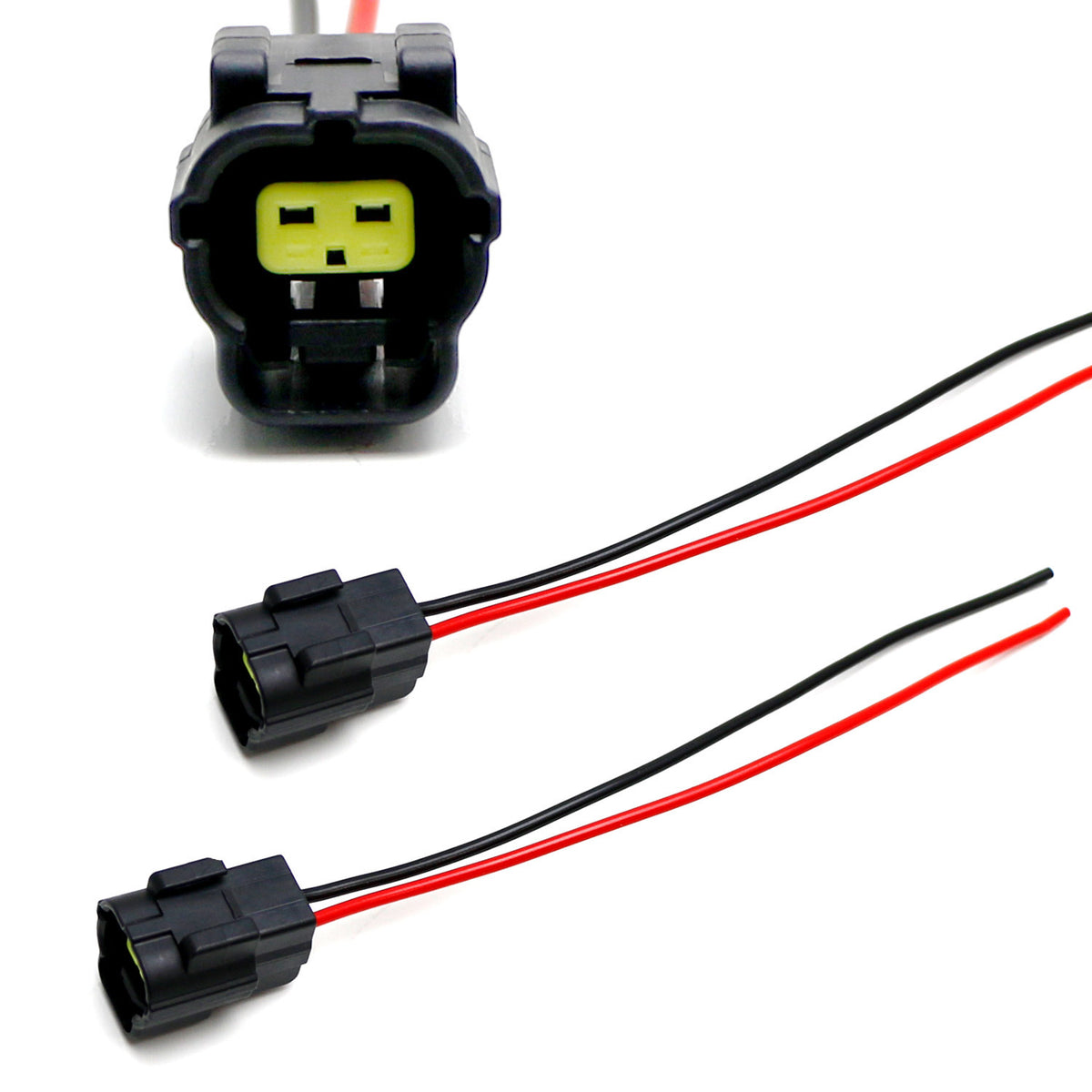 2-Pin Female ECT Coolant Temperature Sensor Connector Plugs with Lead ...
