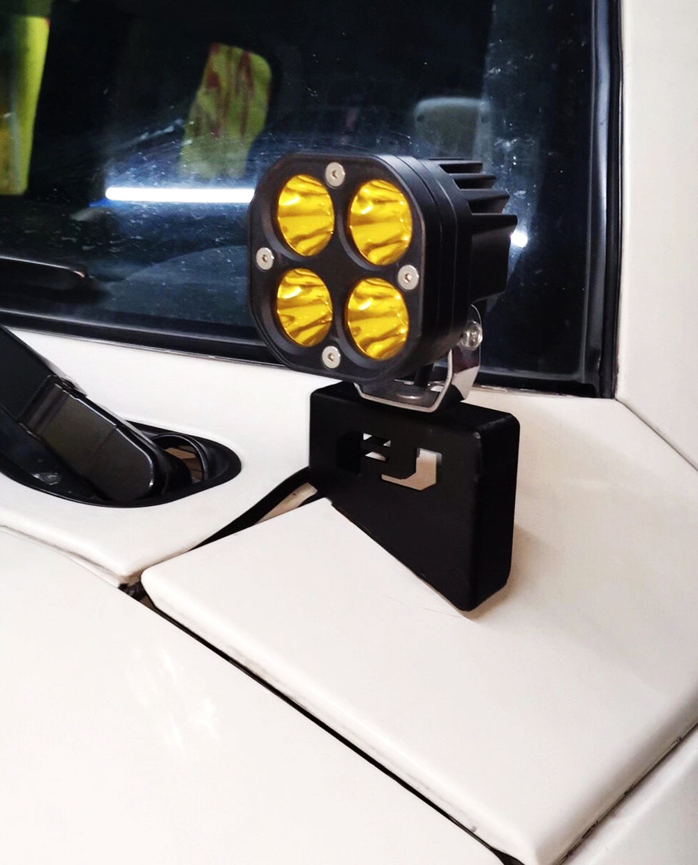 Round Shape Front Cowl Lights w/ Brackets For 07-14 Toyota FJ Cruiser ...