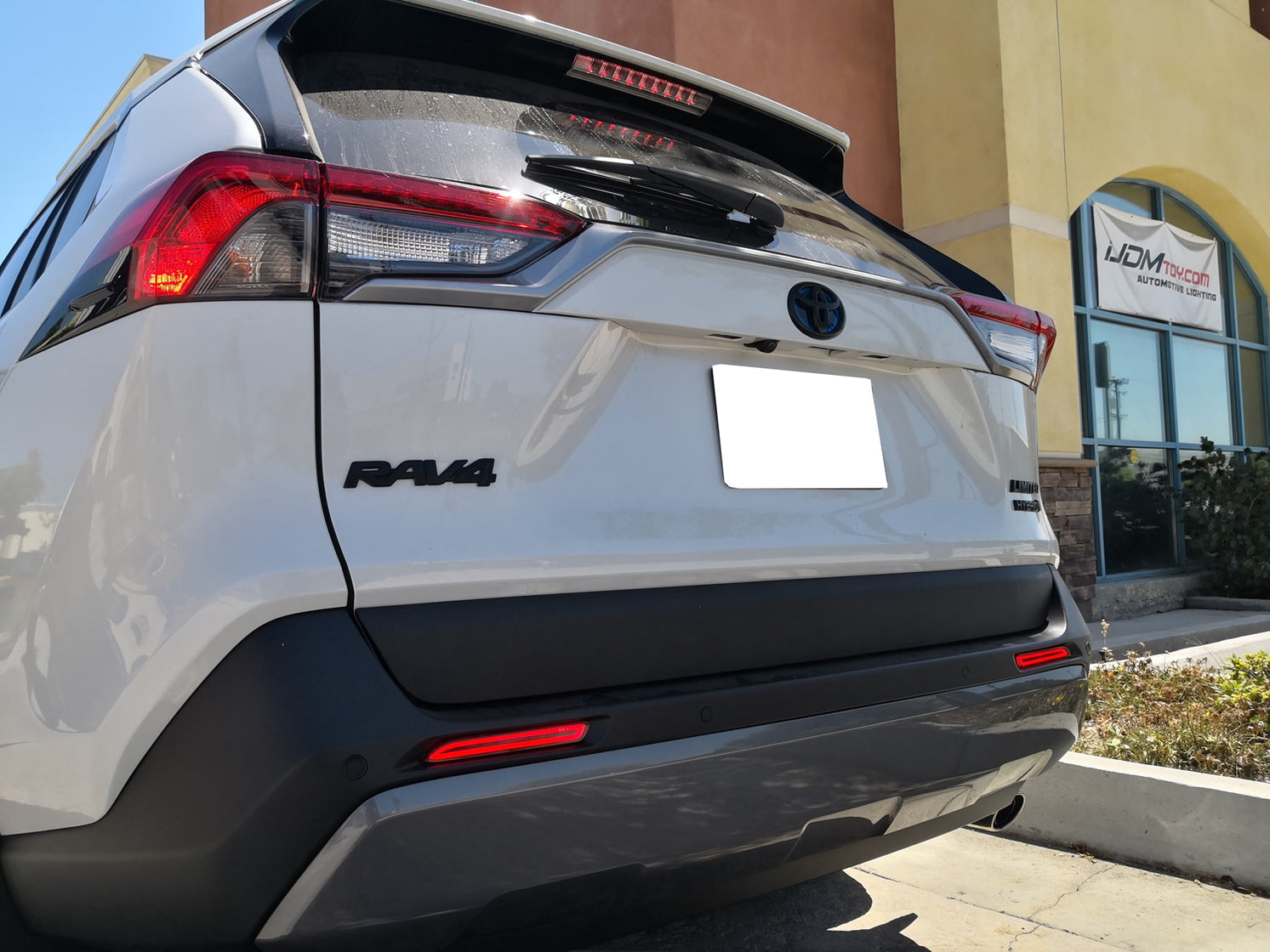 Lexus Taillight Style Red 3D Optic LED Bumper Reflector Lights For Lex ...