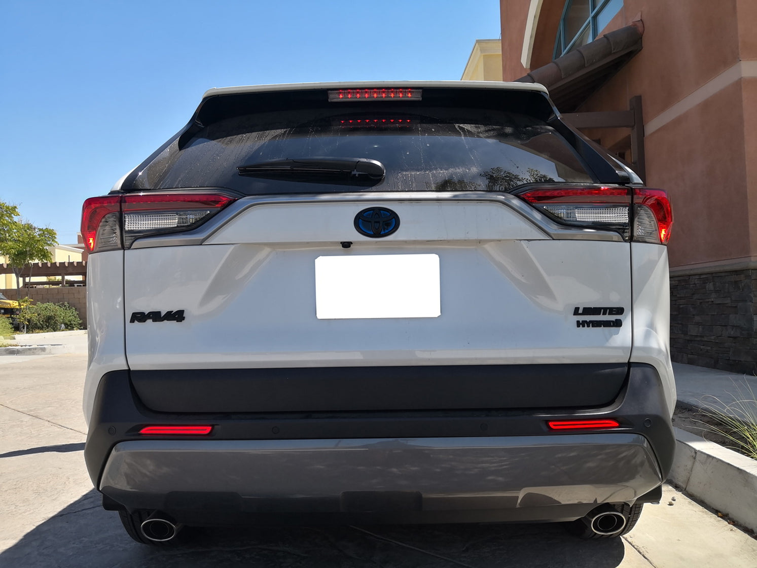 Lexus Taillight Style Red 3D Optic LED Bumper Reflector Lights For Lex ...