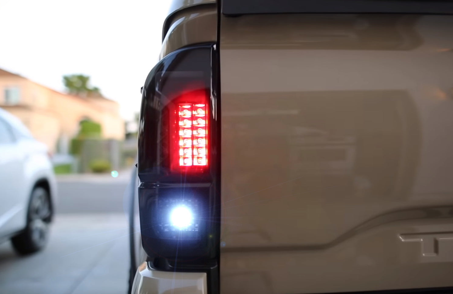 Full Taillight Lamps w/LED Reverse Light Replacement Bulbs Kit For 16 ...