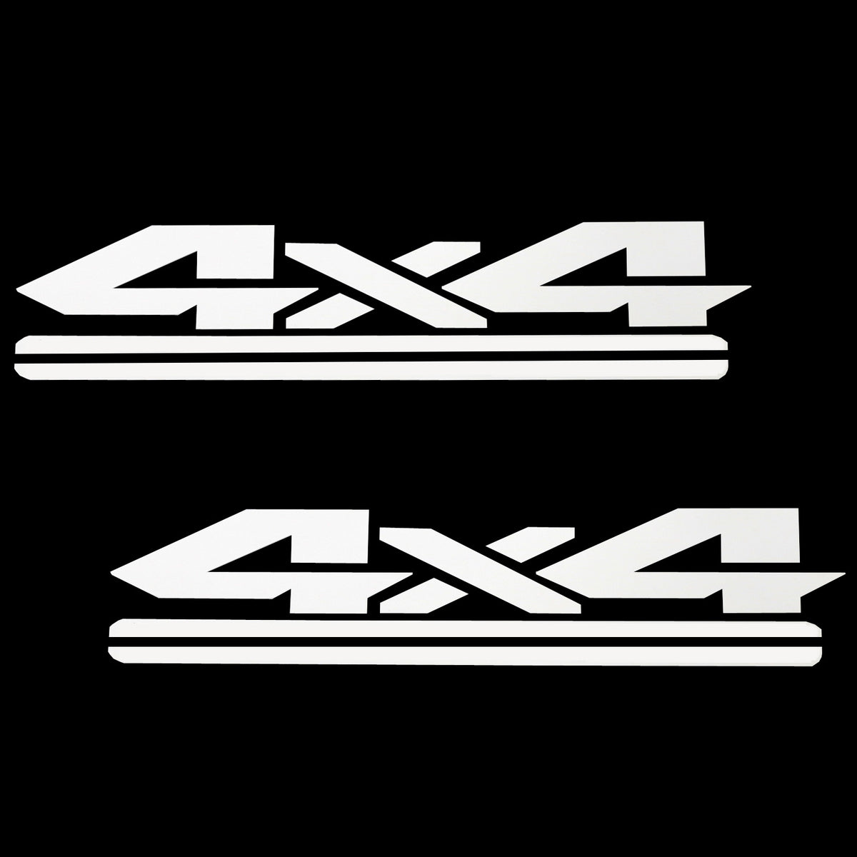 Gloss White 4x4 Off-Road Vinyl Decal Sticker For Dodge Chevy GMC Ford ...
