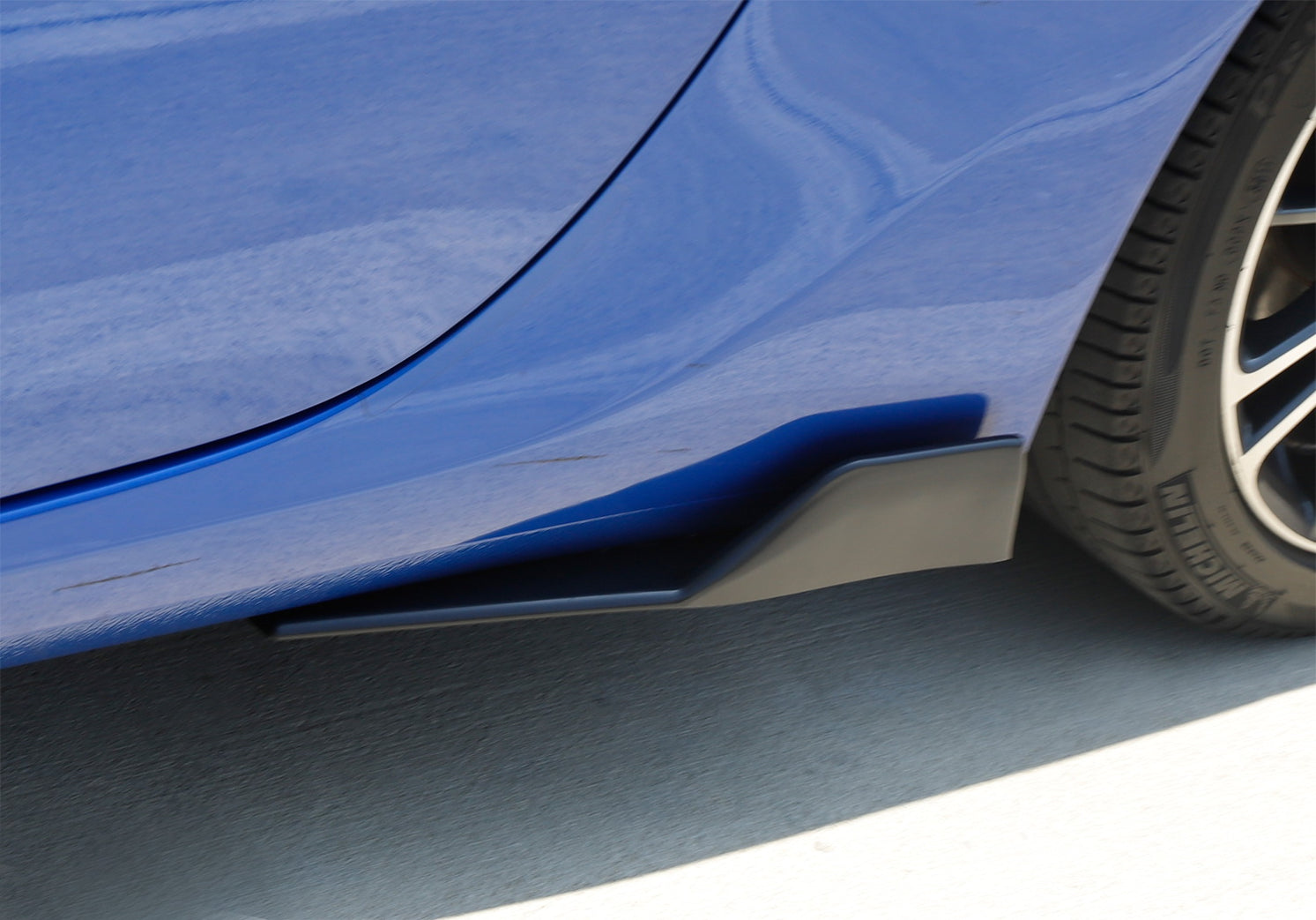 Left/Right Black Universal Rear Side Skirt Winglets Diffusers Extensio ...