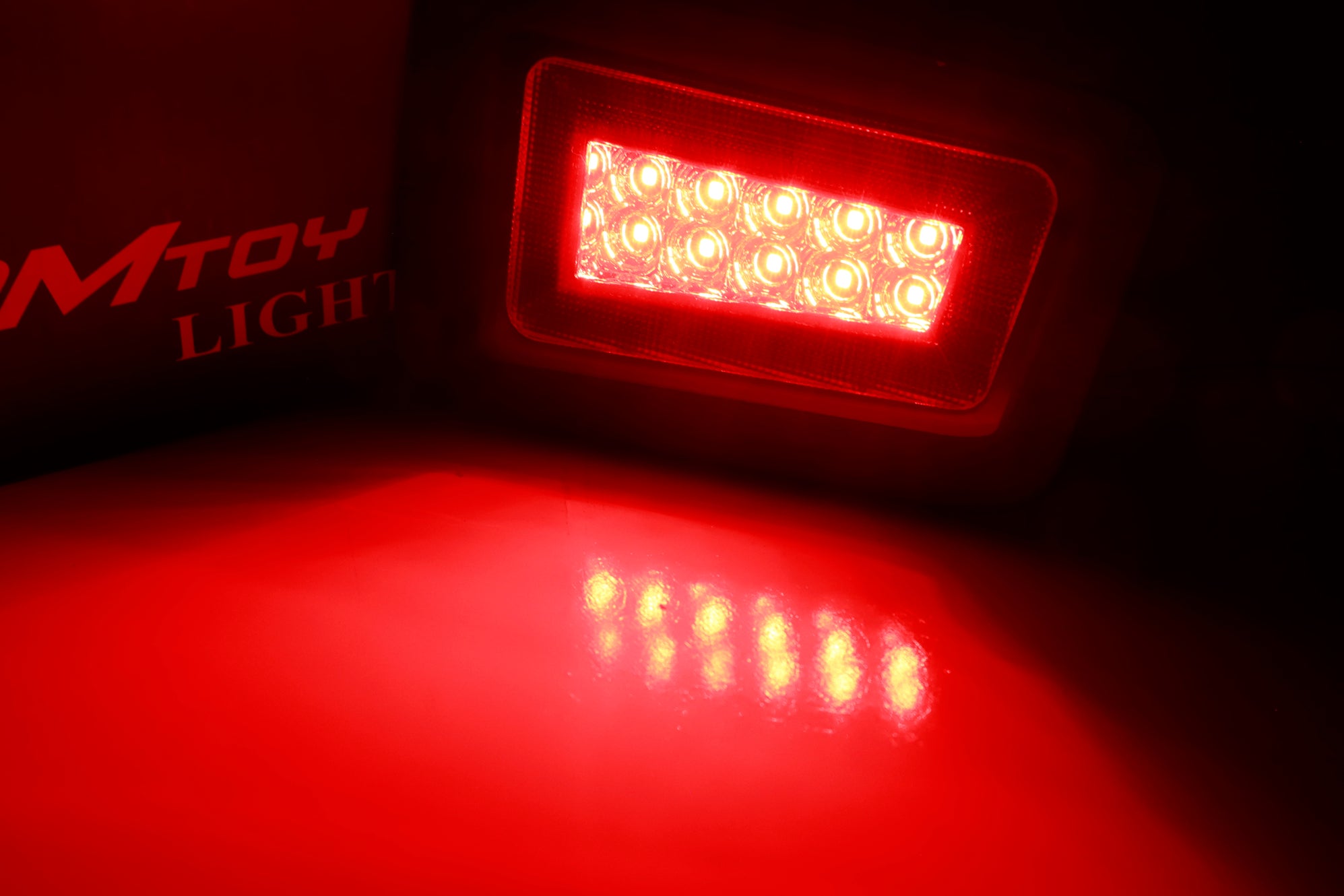 Black-Out Smoked Lens Rear Bumper Reflectors Replace Full LED 2-In-1 T — iJDMTOY.com