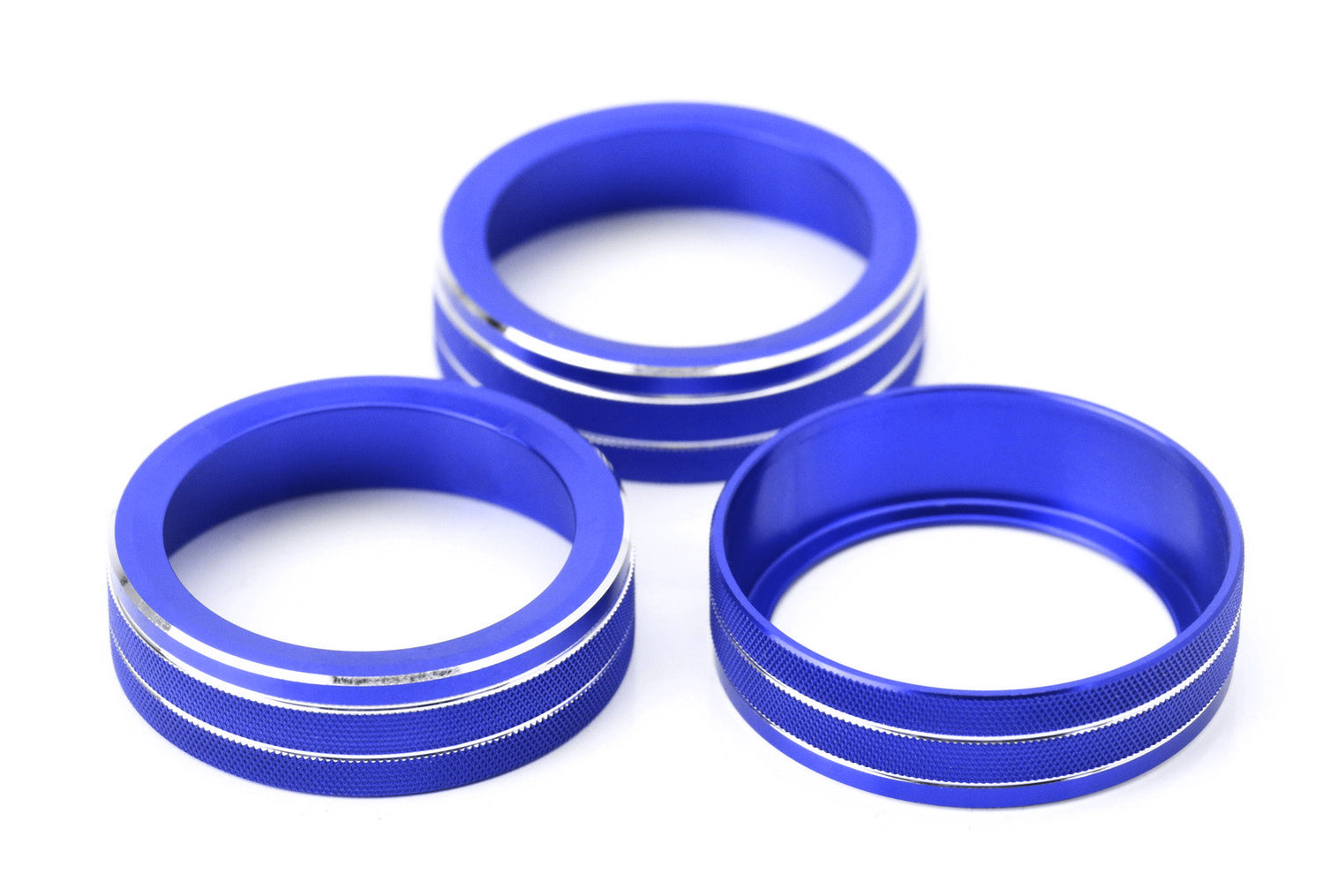 Blue Aluminum AC Climate Control Knob Ring Covers For 2018-up Volkswag ...