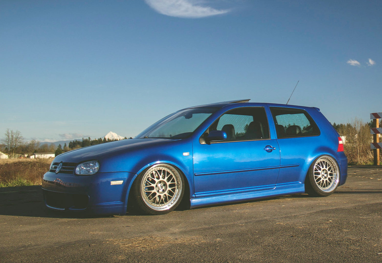 Clear Lens Front Bumper Side Marker Lamps Housings For VW MK4 Golf GTI ...