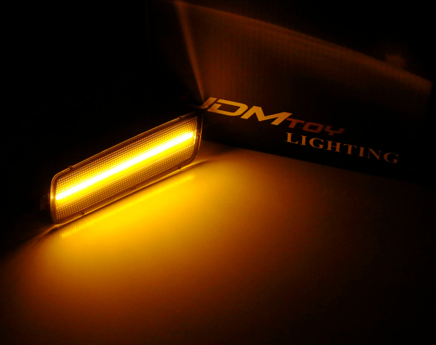 Clear Lens Amber LED Front Side Marker Light For 06-09 Volkswagen MK5 ...