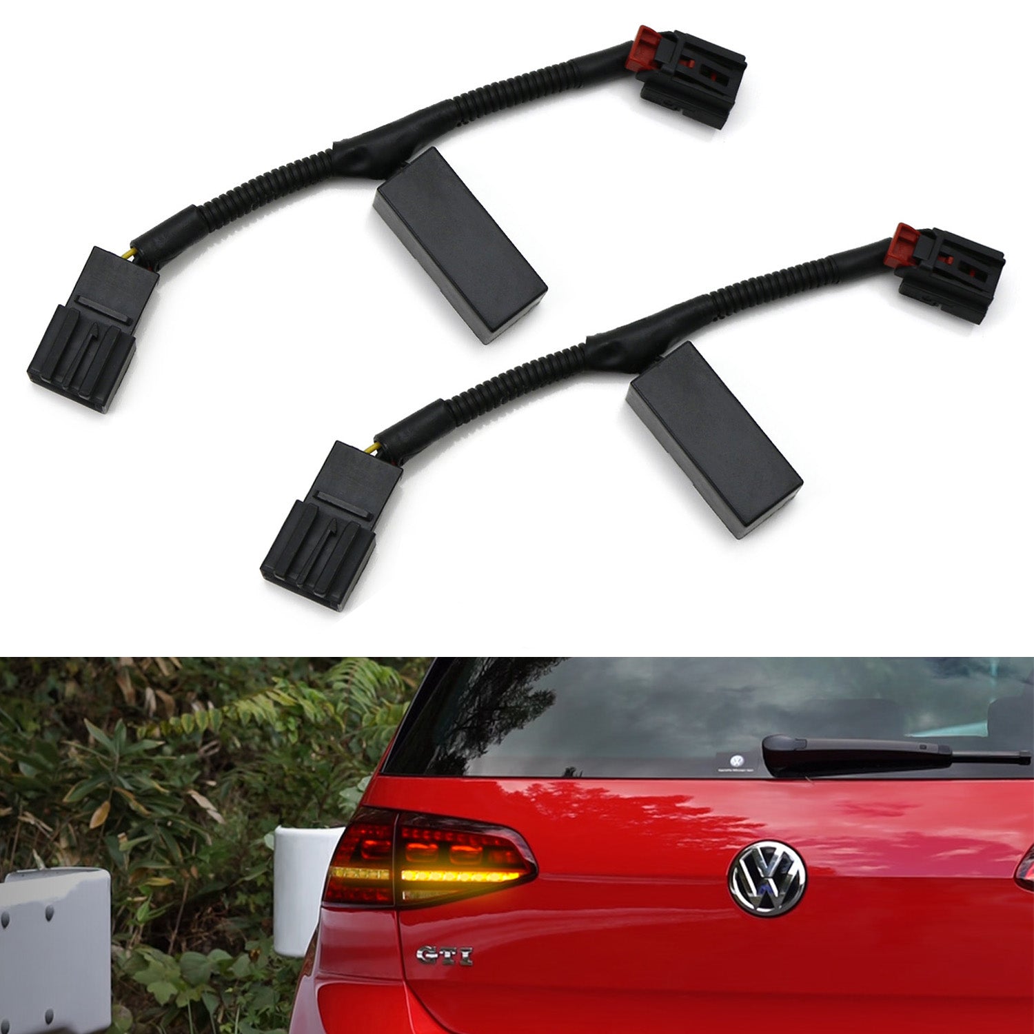 Sequential Taillight Conversion Module Adapters For 2015-up VW MK7 Gol ...
