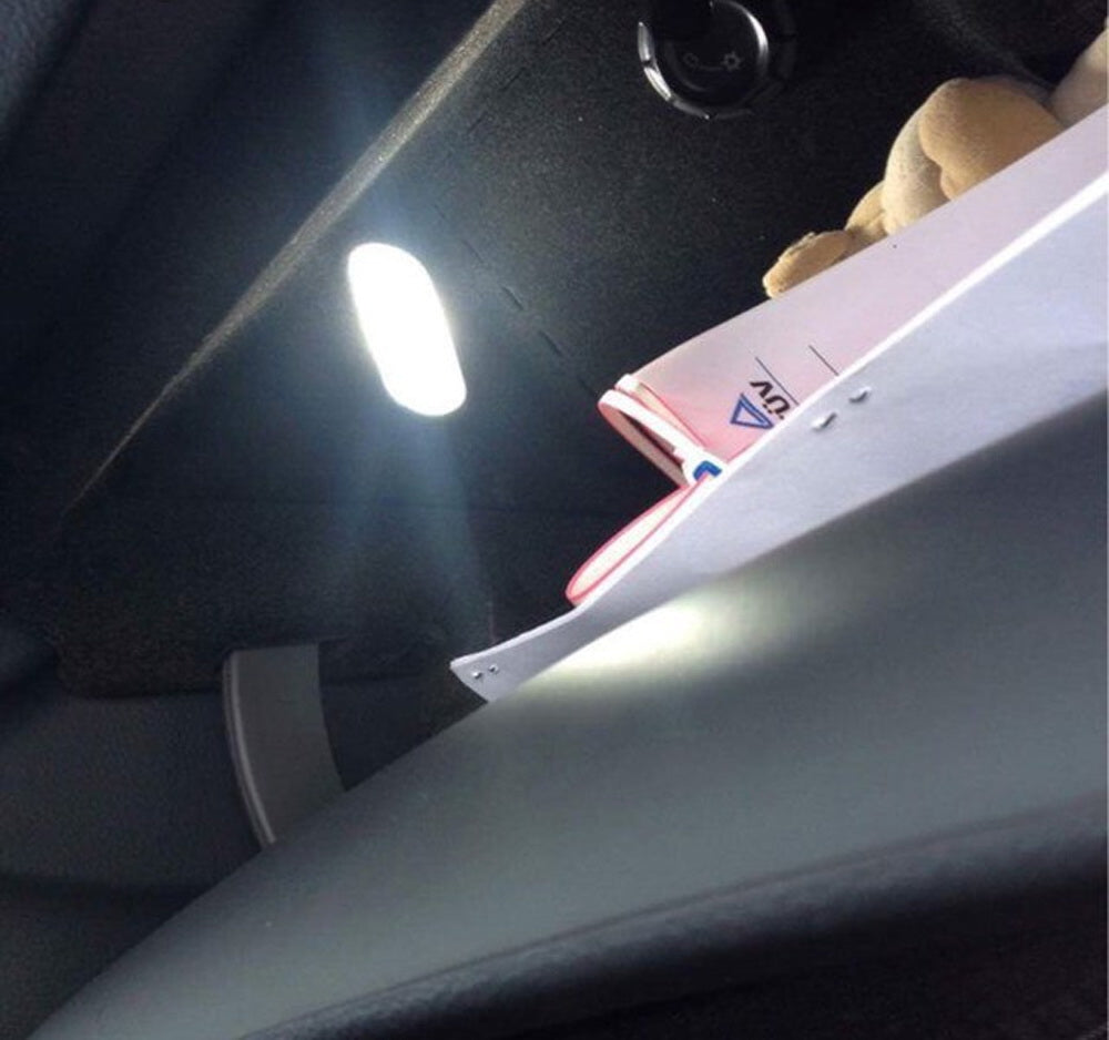 2W White Full LED Glove Box Light Assembly For VW MK4 Golf Jetta Bora ...