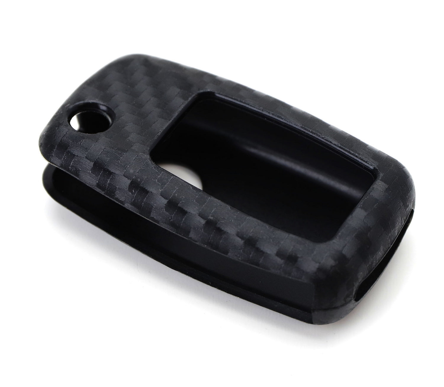 Carbon Fiber Soft Silicone Key Fob For Volkswagen Golf GTI R32 Jetta R ...