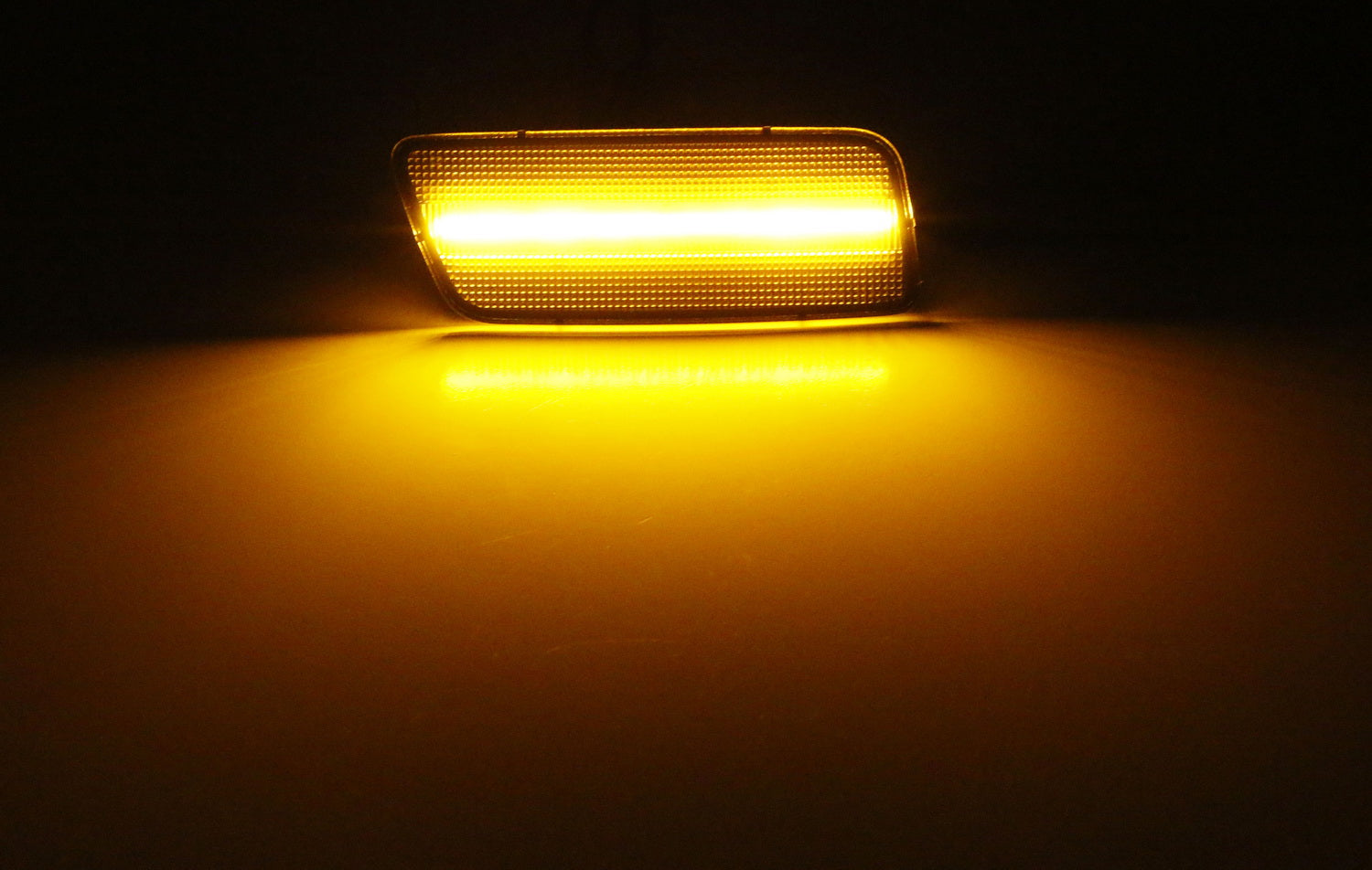 Smoked Lens Amber Full LED Front Side Marker Light For 10-14 Volkswage — iJDMTOY.com