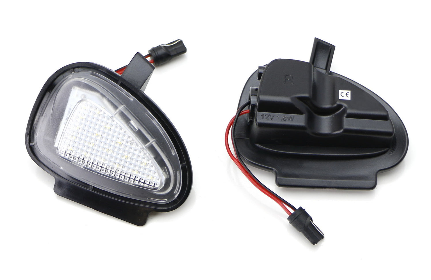Xenon White 18-LED Under Side Mirror Puddle Lights For Volkswagen MK6 ...