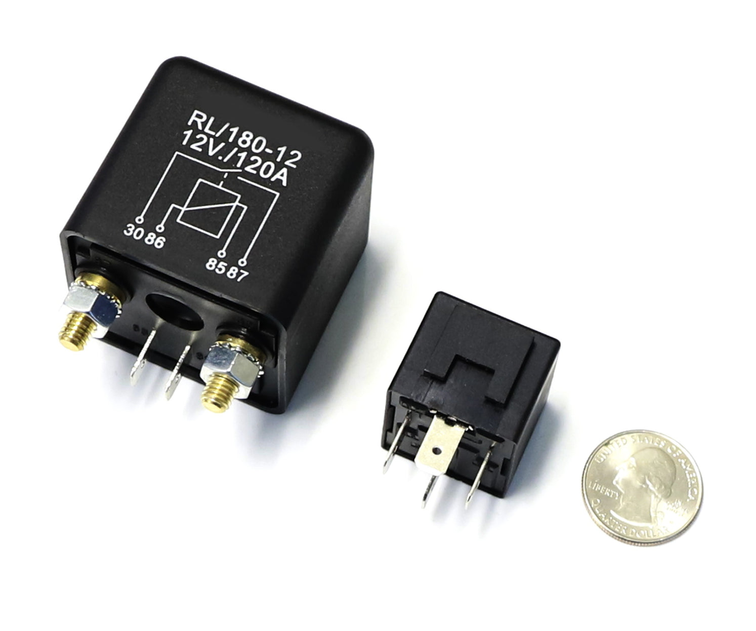 120A High Capacity Heavy Duty 4-Pin SPST 12VDC Switch Relay Controller ...